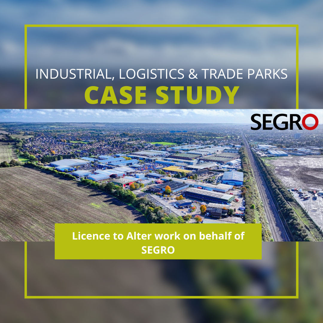 Licence to Alter work 58,000 sq ft of industrial on behalf of SEGRO
